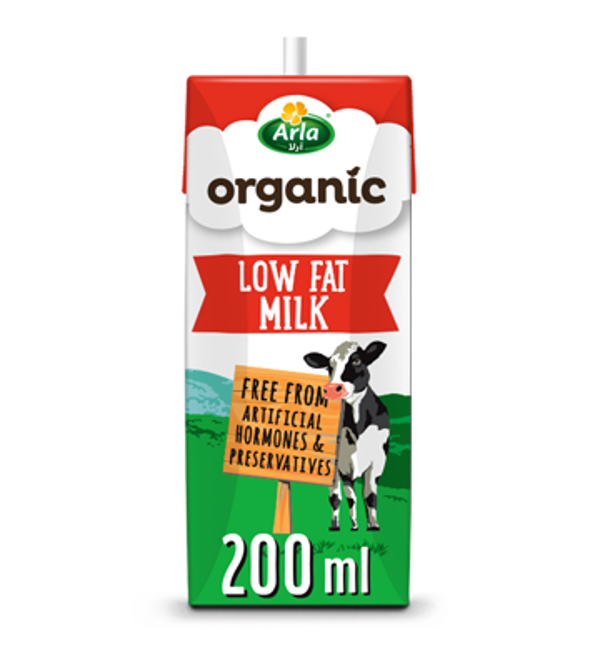 Arla Organic Low Fat 200ml | Arla Foods